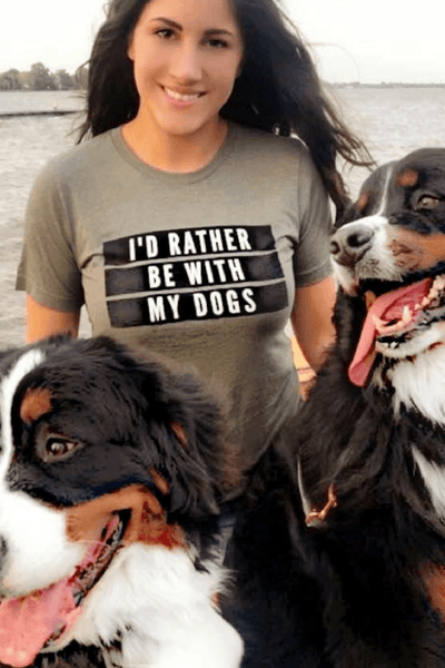 Between the Lines Uni T – I'd Rather Be With My Dog